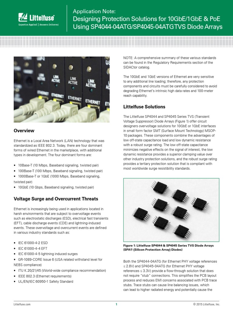 Designing Protection Solutions Using SP4044-04ATG SP4045-04ATG ...