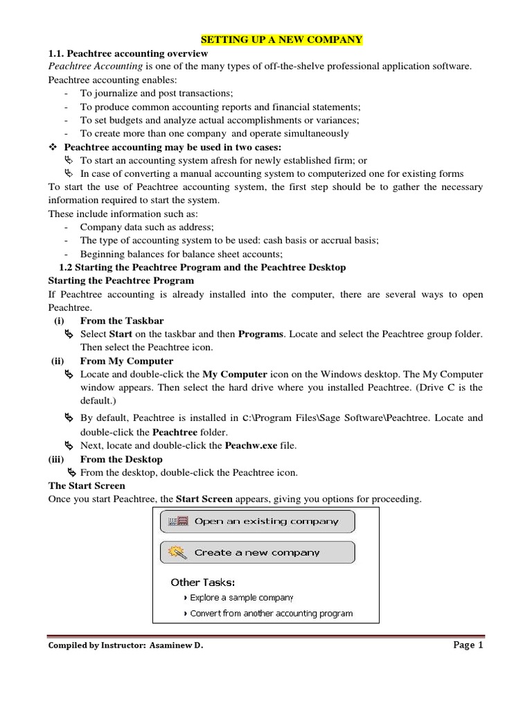 Peachtree Manual 1 | PDF | Backup | Inventory Peachtree Manual 1 | PDF | Backup | Inventory