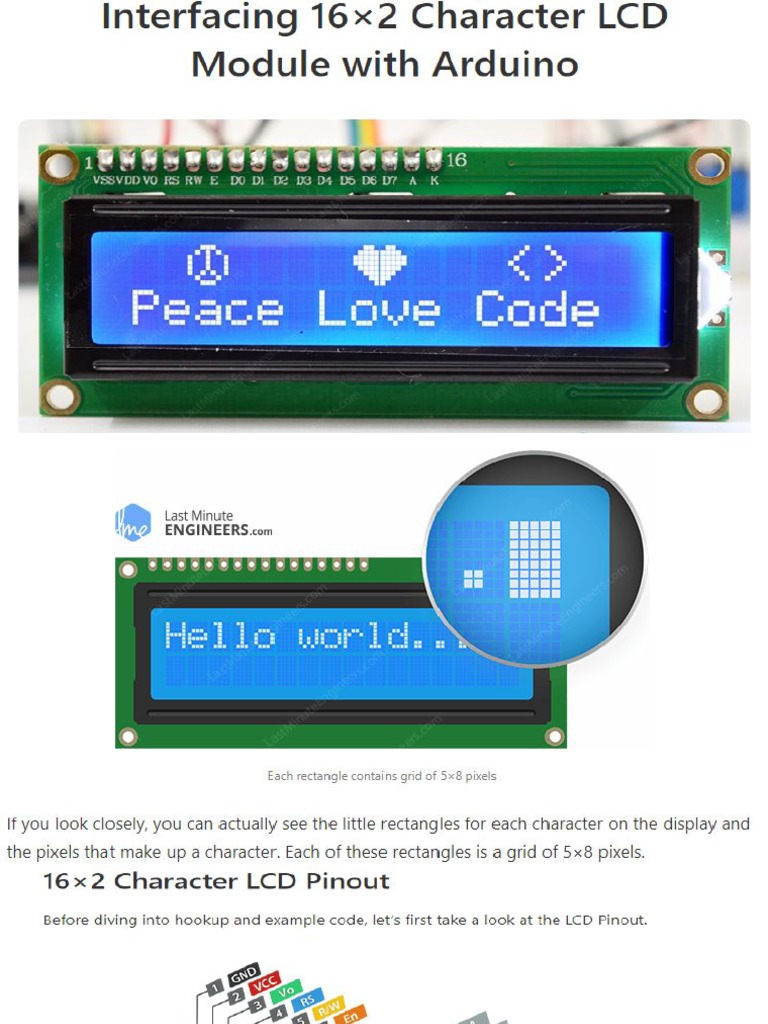 16 2 LCD Display | PDF 16 2 LCD Display | PDF
