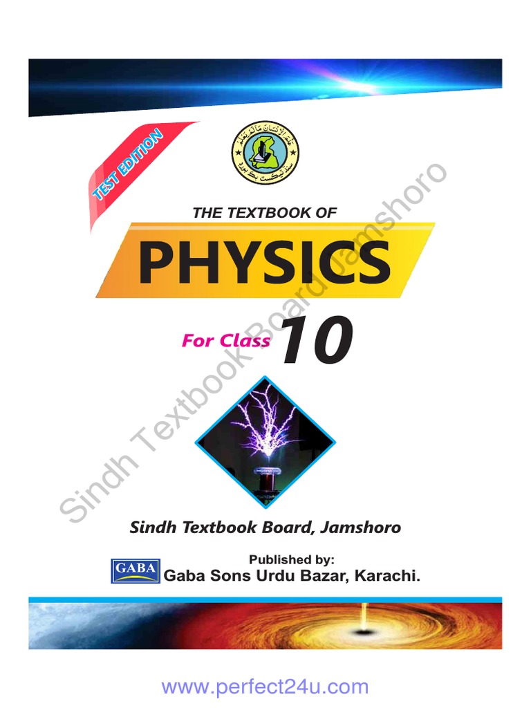 Physics Class 10 Sindh Baord EM - Compressed | PDF | Waves | Sound