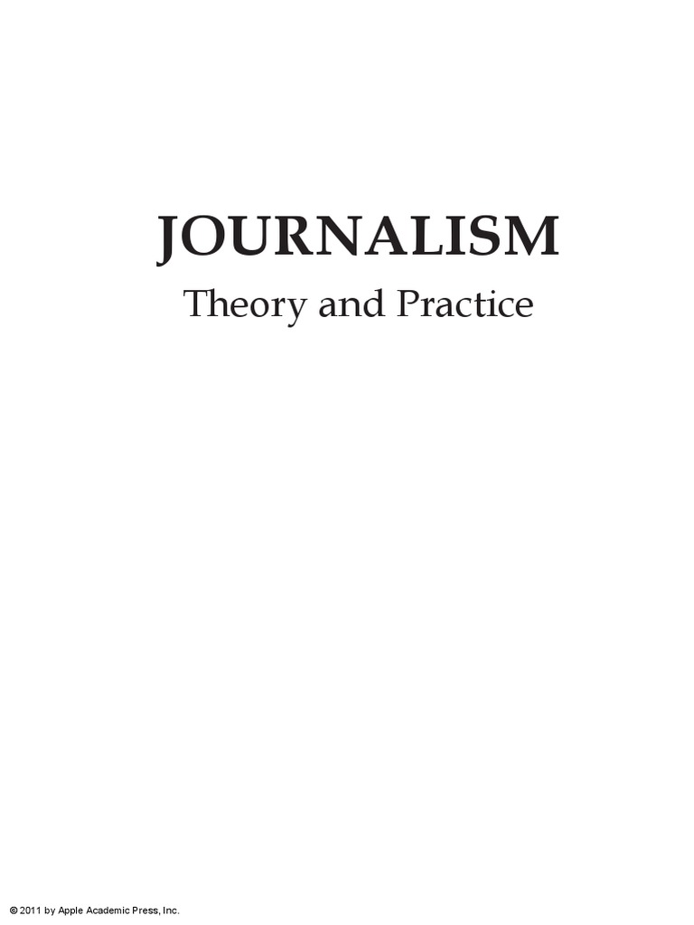 Jason R. Detrani - Journalism - Theory and Practice (2011, Apple ...