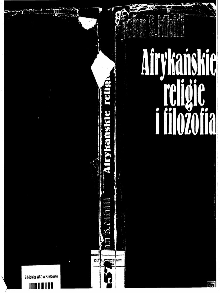 !john S. Mbiti Afrykańskie Religie I Filozofia | PDF