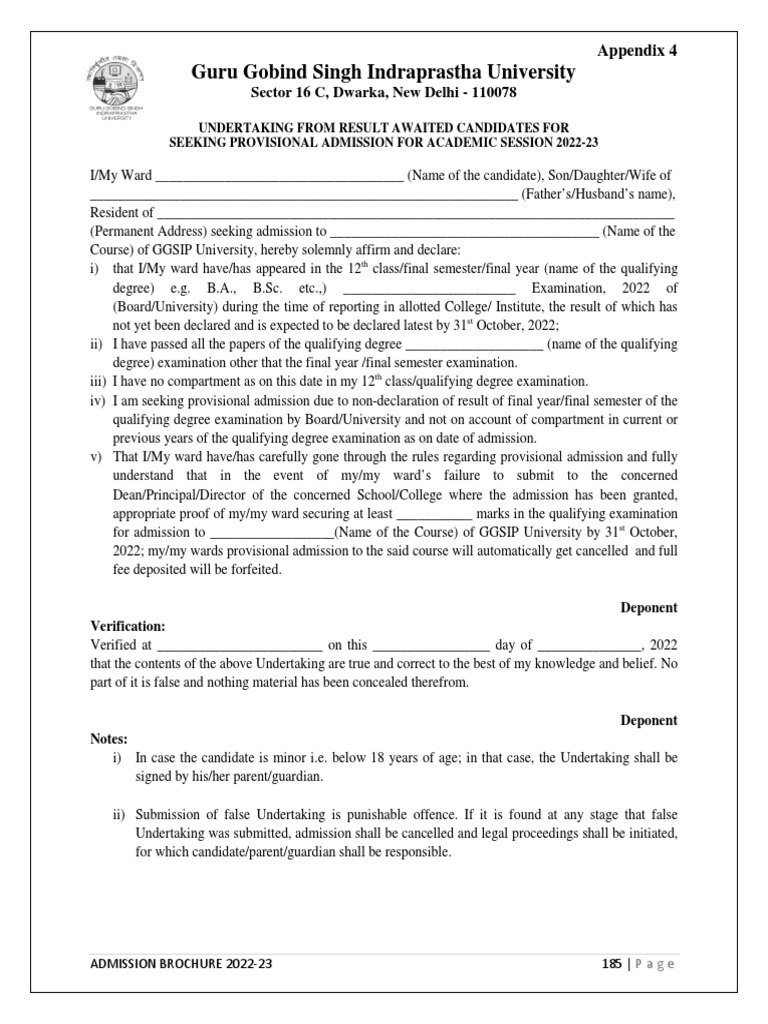 Appendix Adm Brochure | PDF | Affidavit | Justice
