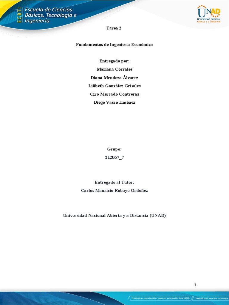 Avance Tarea 2 | PDF | Interés | Dinero