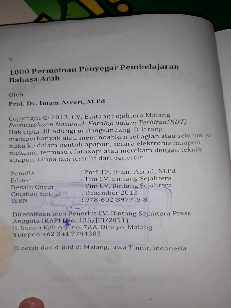 Teori - Buku 1001 | PDF