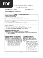 A Detailed Lesson Plan in Science III | PDF | Lesson Plan | Sky