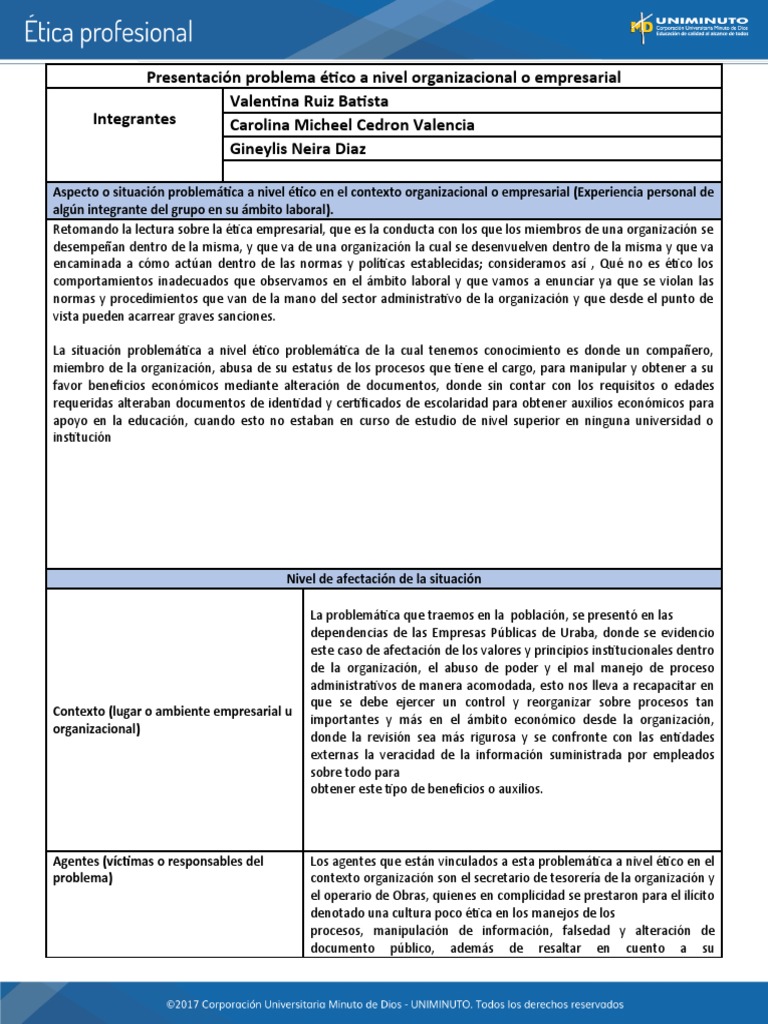 Actividad 3 de Etica | PDF | Comportamiento | Business