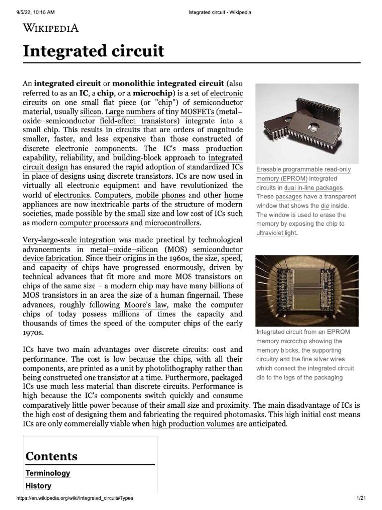 Integrated Circuits | PDF