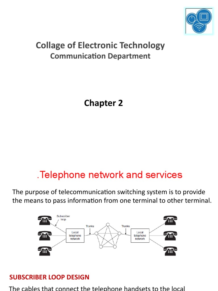 Switching and Networks ch2 | PDF | Telephone Exchange | Telephone