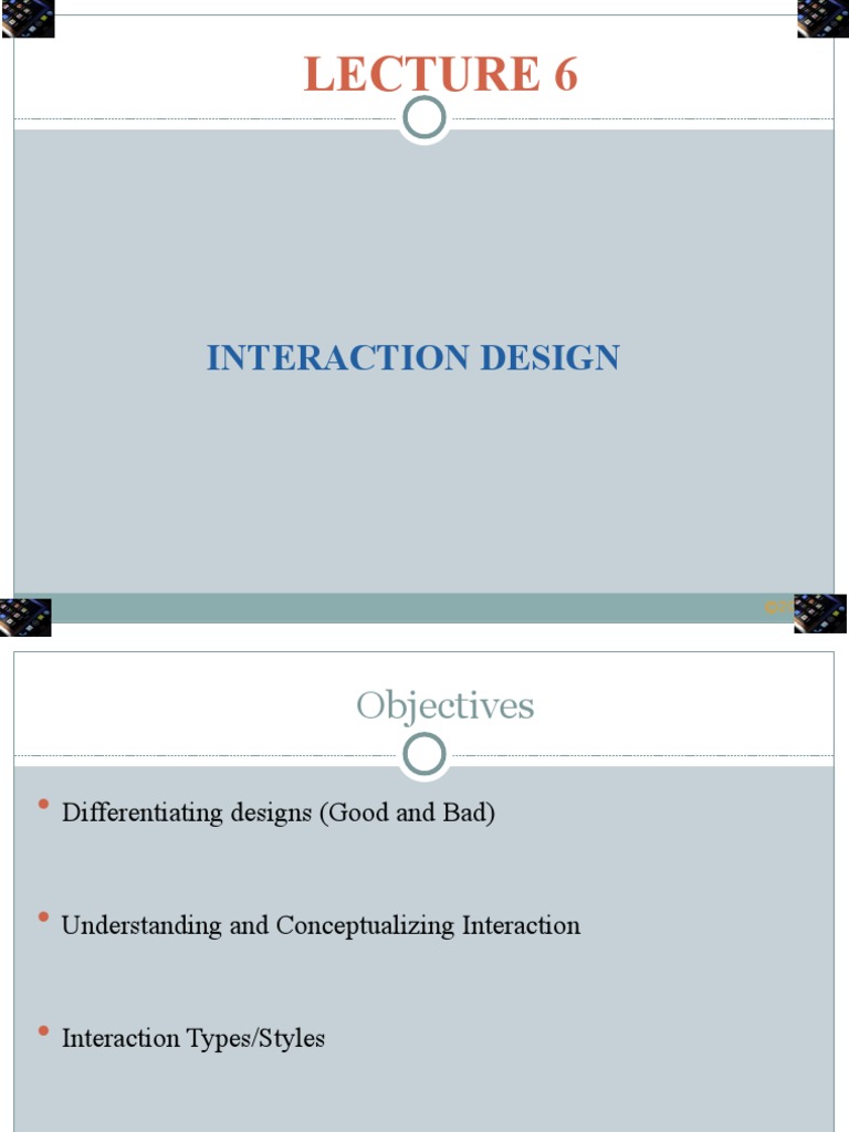 Lecture 6 Pdf Graphical User Interfaces Usability