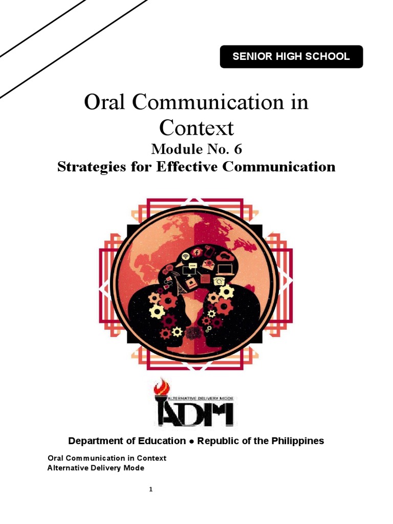 OCC11 Q2 Mod6 Strategies-For-Effective-Communication Version3 | PDF ...