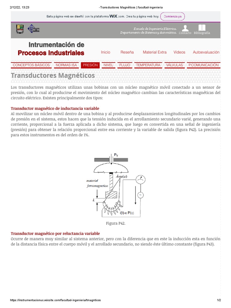 Transductores Magnéticos - Facultad-Ingenieria | PDF | Campo magnético ...