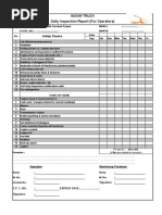 Backhoe Checklist | PDF