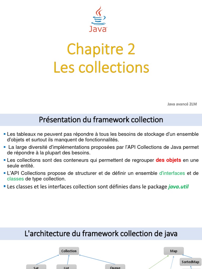 Chapitre 2 Les Collections en Java List | Télécharger gratuitement PDF ...