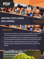SOLO Framework | PDF | Understanding | Concept