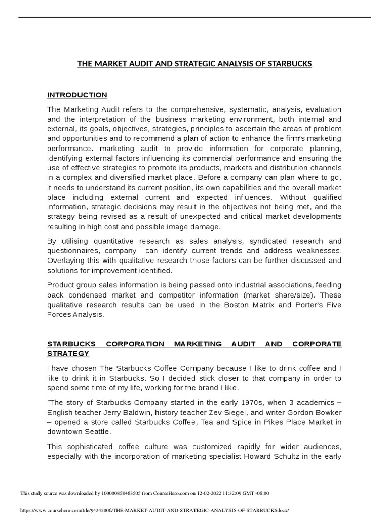 An In-Depth Strategic Analysis of Starbucks' Marketing Environment ...