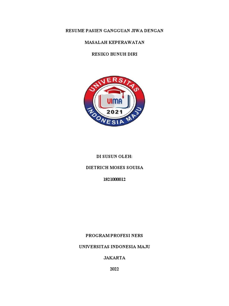 Resume Jiwa RBD | PDF | Kesehatan Holistik | Sains & Matematika