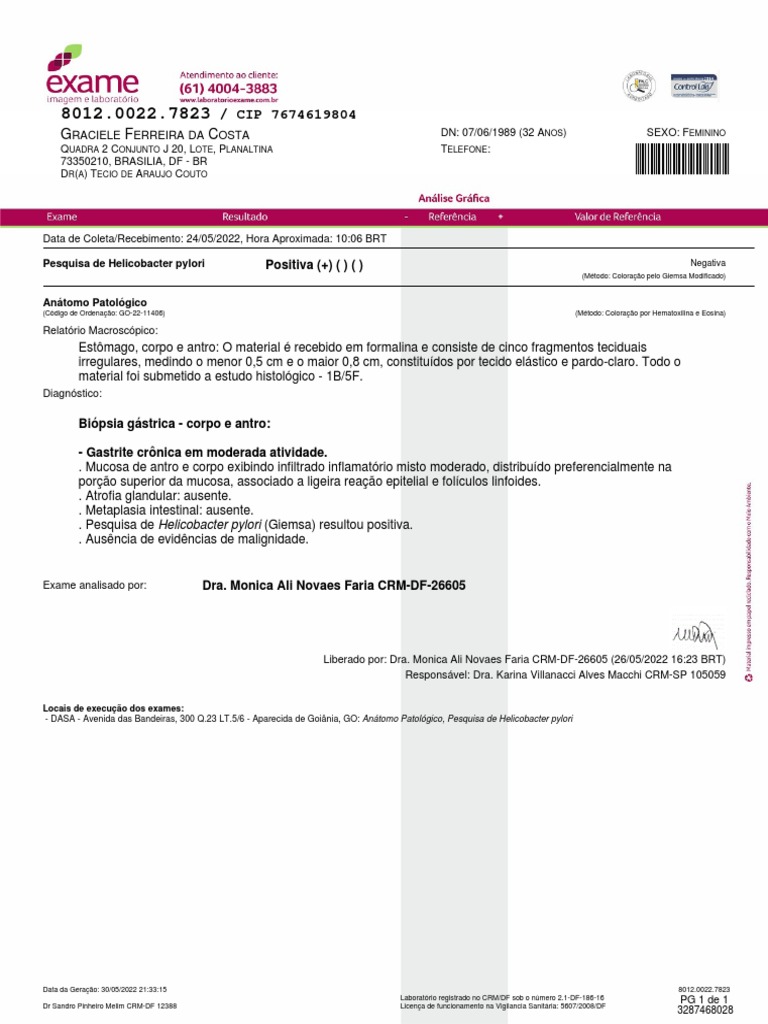 Anátomo Patológico - Novo | PDF | Especialidades médicas | Medicina Clínica