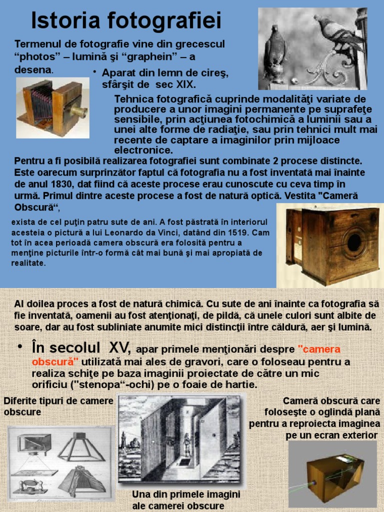 Istoria Fotografiei | PDF