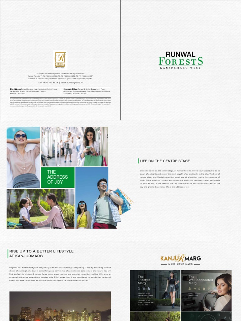 Runwal Forests Brochure | PDF