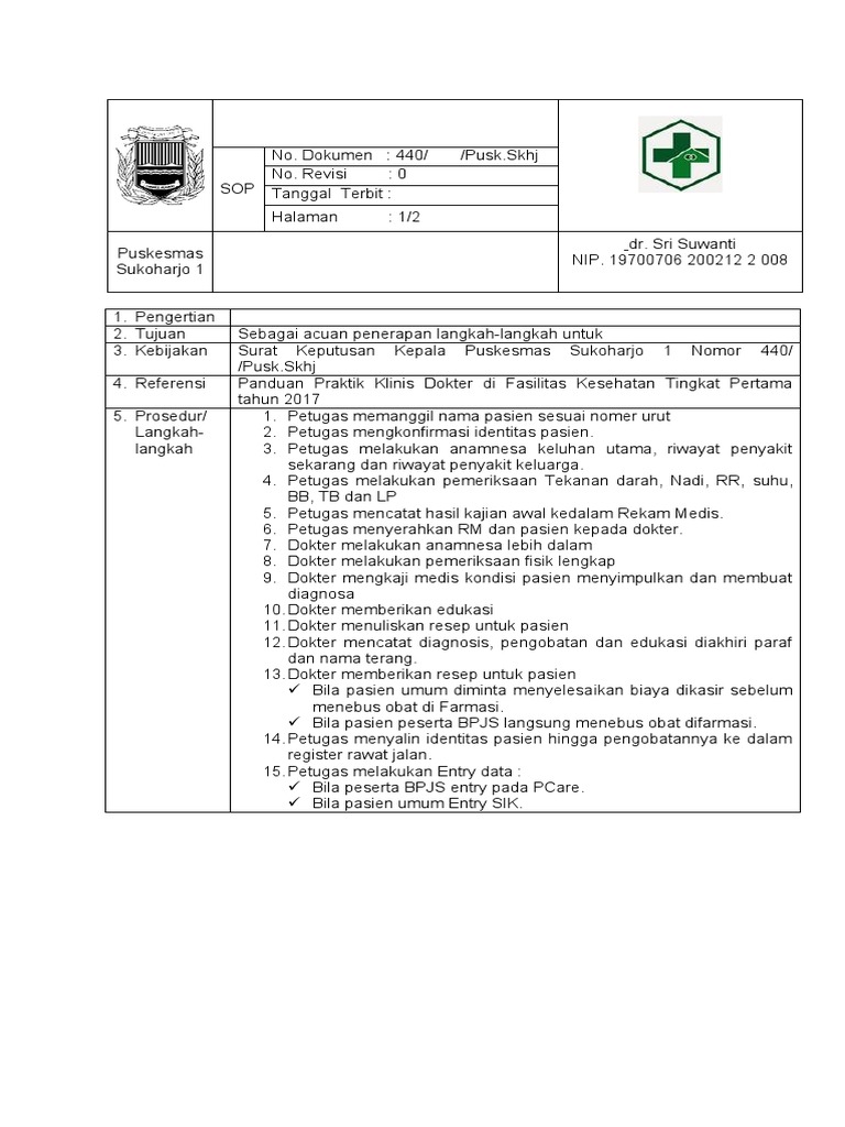 Sop Kosong | PDF | Pengembangan Diri | Kesehatan Holistik