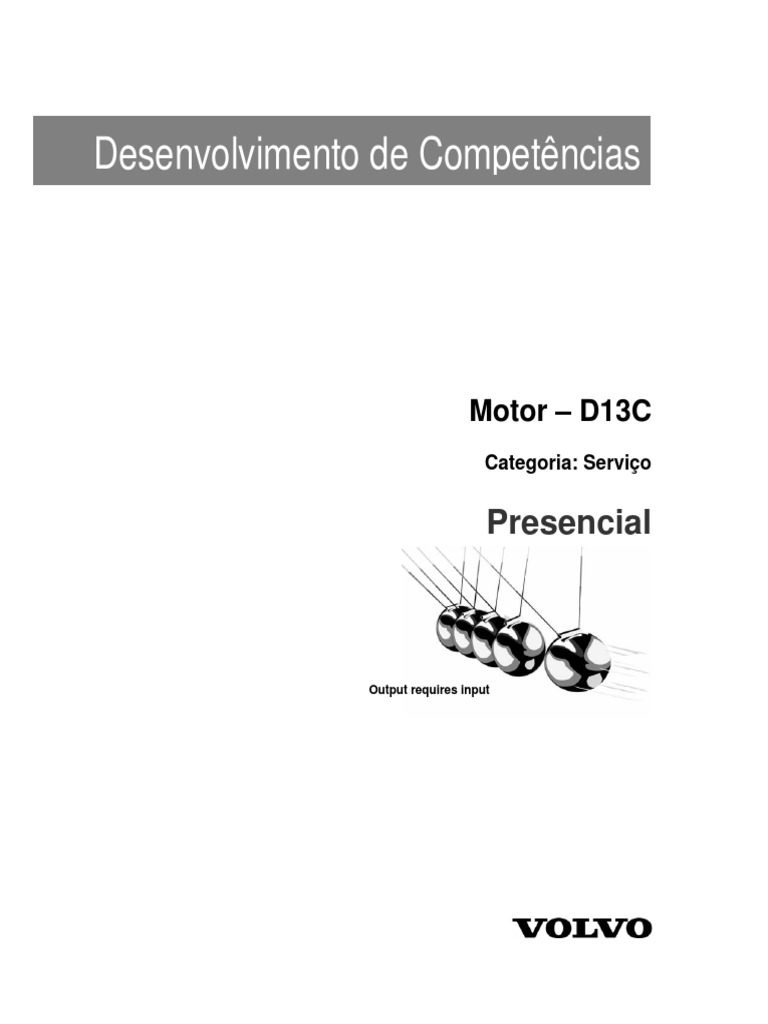 Motor D13C | PDF | Motores | Pistão