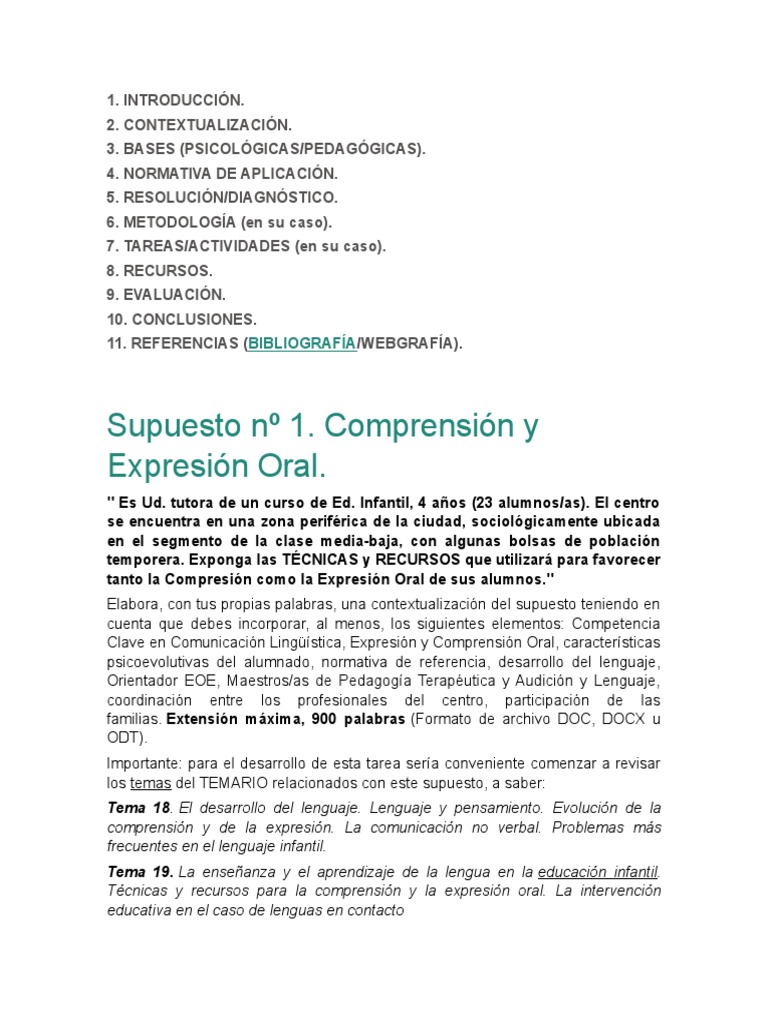 Caso Práct 1 | PDF | Aquisición de idioma | Aprendizaje