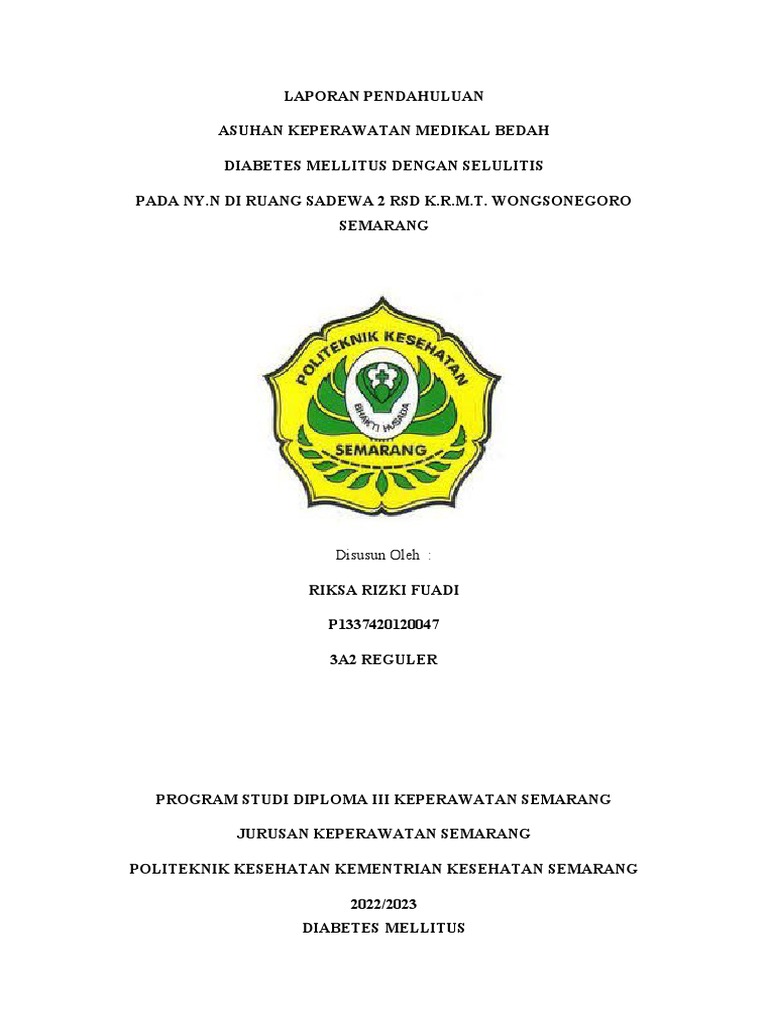 LP DM Selulitis | PDF