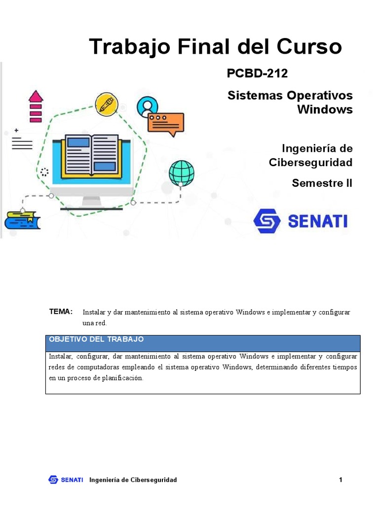 Instalación y configuración de sistemas operativos Windows y Linux en ...