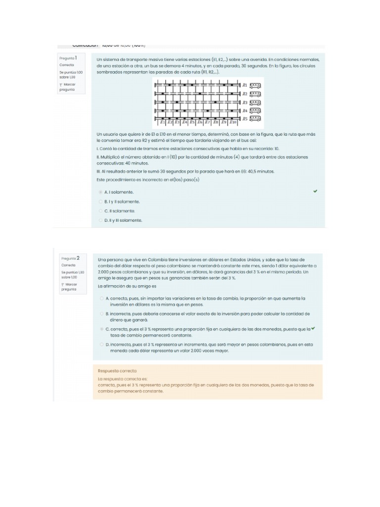 Prueba Diagnostica Lectura 25% | PDF