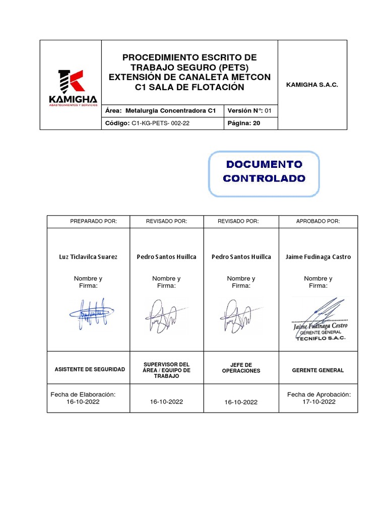 Procedimiento Seguro Extensión Canalet C1 | PDF | Negocios