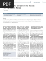 BPE Flowchart | PDF | Periodontology | Medical Specialties