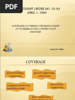 DO No. 147 15 Amending The Implementing Rules and Regulations of Book VI of The Labor Code of ...