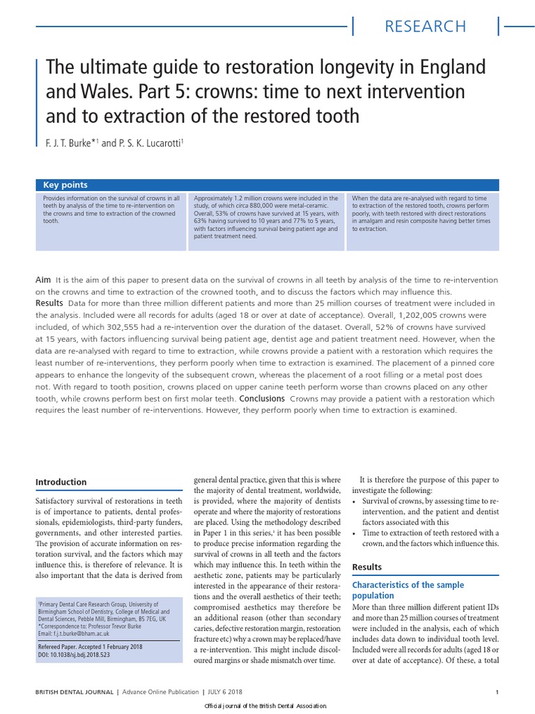 The Ultimate Guide To Restoration Longevity in England and Wales. Part ...
