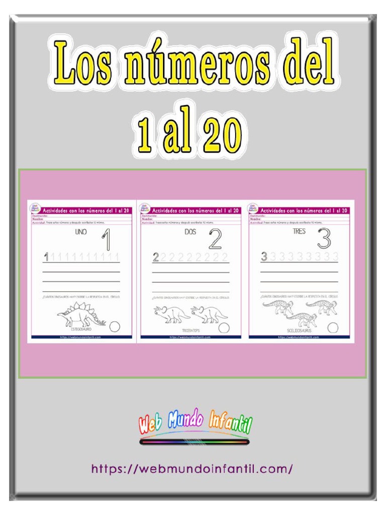 Los Números Del 1 Al 20 | PDF