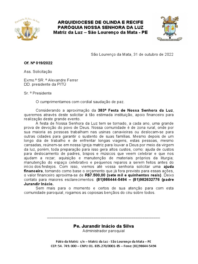 Modelo de Oficio | PDF