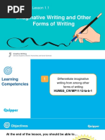 Creative Writing Module 2 | PDF | Metre (Poetry) | Haiku