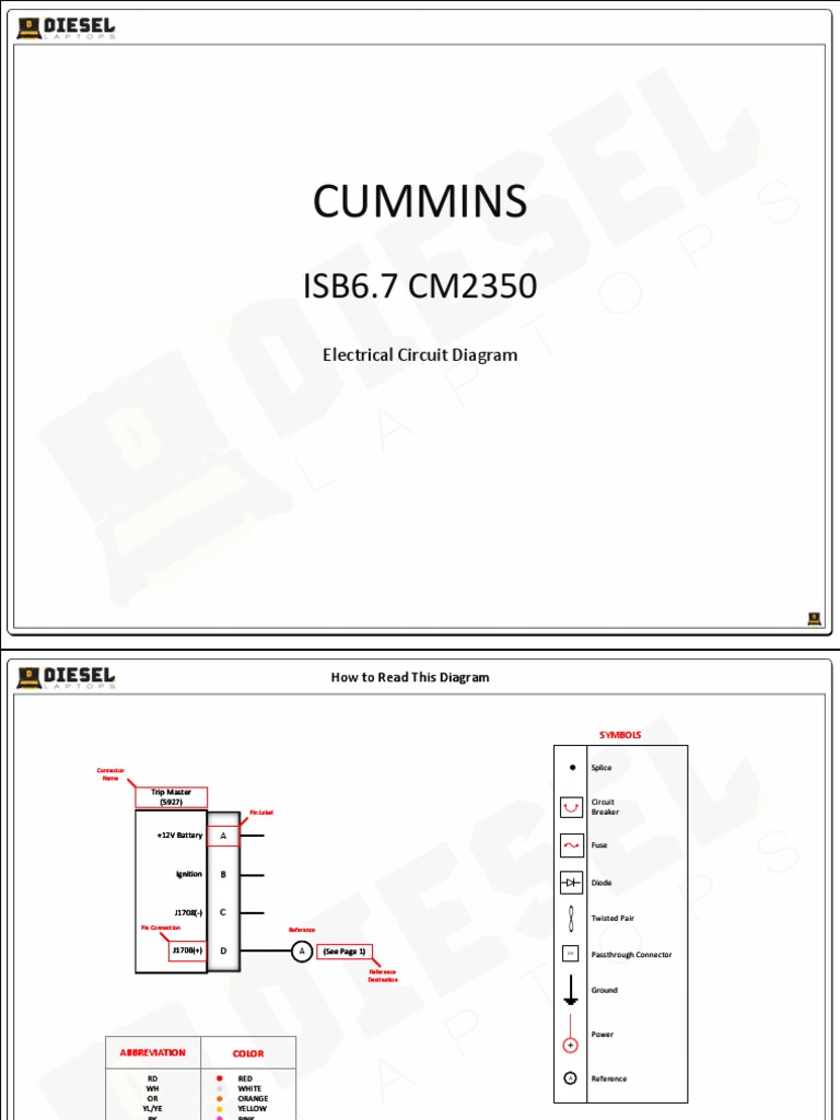 Cummins - ISB6.7 CM2350 (2013-17) | PDF | Throttle | Fuel Injection