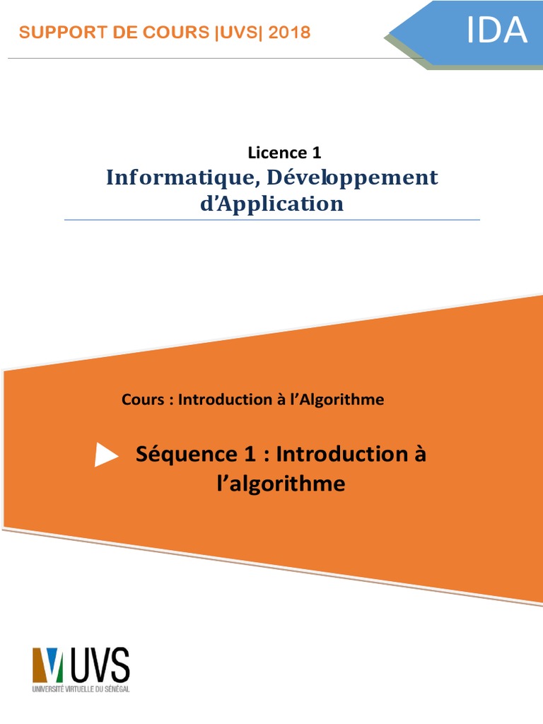 Sequence2-Introduction Algo | PDF | Programmation informatique | Programme informatique
