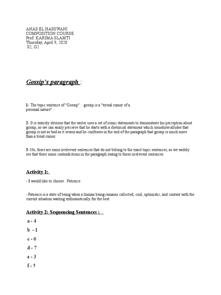 HOMEWORK Format Sample | PDF | Sat | Communication