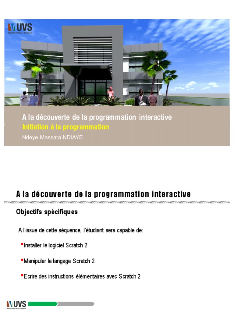 Sequence1 - A La Découverte de La Programmation Interactive | PDF ...