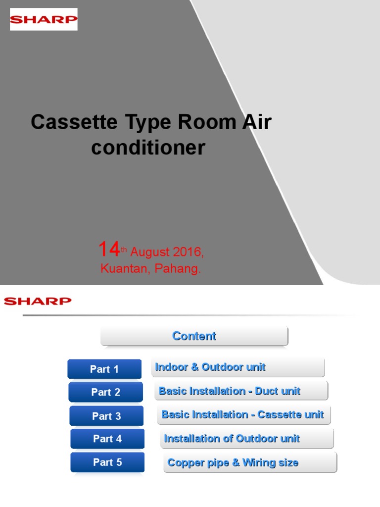 ACU Cassette Manual | PDF | Duct (Flow) | Pipe (Fluid Conveyance)