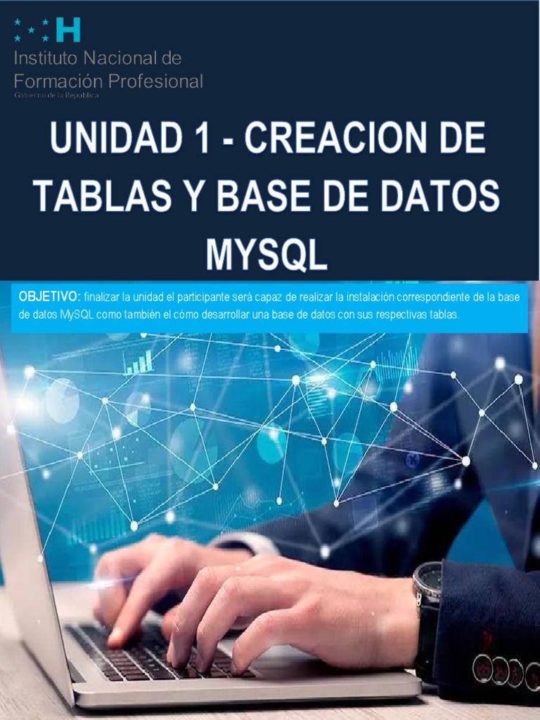 Unidad 1 - Creación de Tablas y Bases de Datos | PDF | Mi sql | Bases de datos