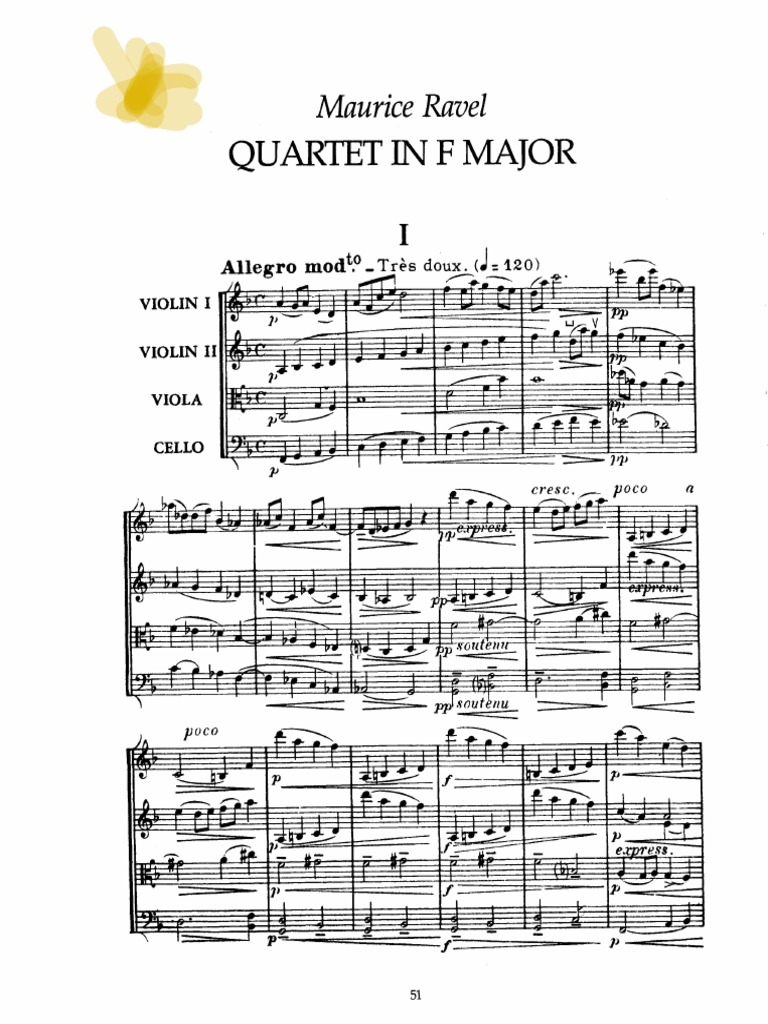 Ravel String Quartet | PDF