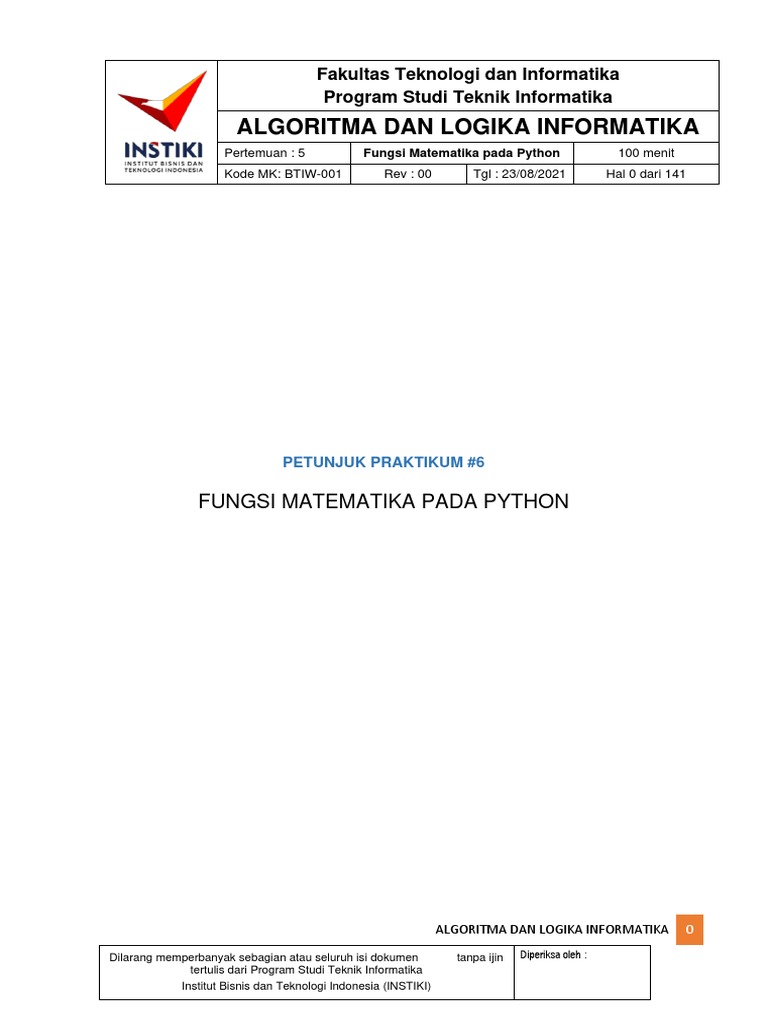 Modul Pertemuan | PDF