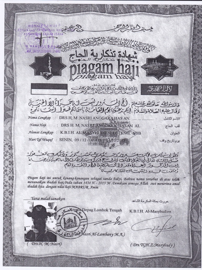 Piagam Haji | PDF