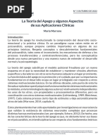La Teoría Del Apego - Mario Marrone PDF | PDF