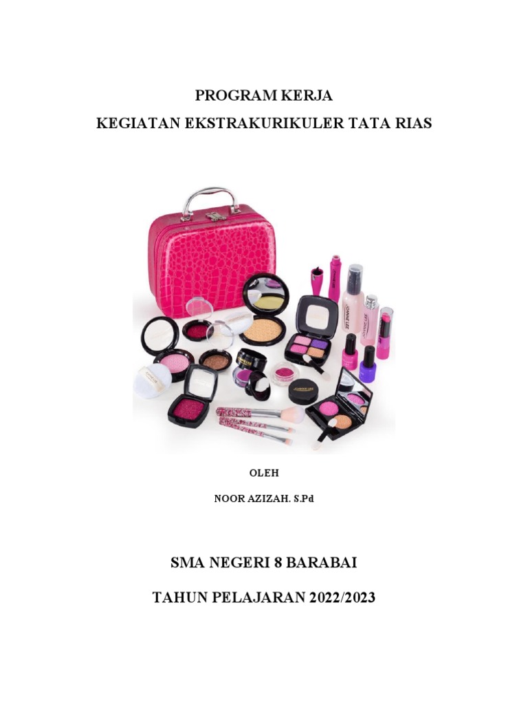 Program Kerja Tata Rias | PDF