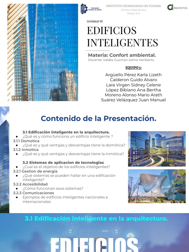 Unidad 3 Edificios Inteligentes Pdf
