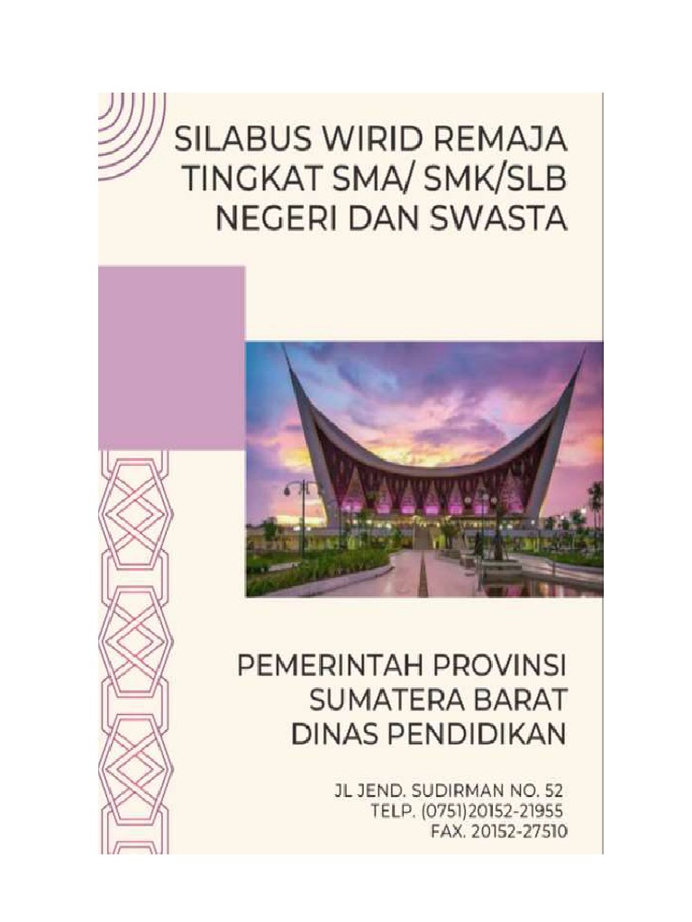 Silabus Wirid | PDF | Kajian Bahasa Asing